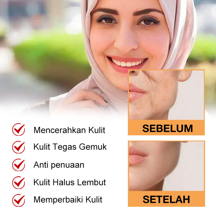 3PCS Rp298.000-Efek Penuh Serum Anti Kerut Menghilangkan Kerut ...
