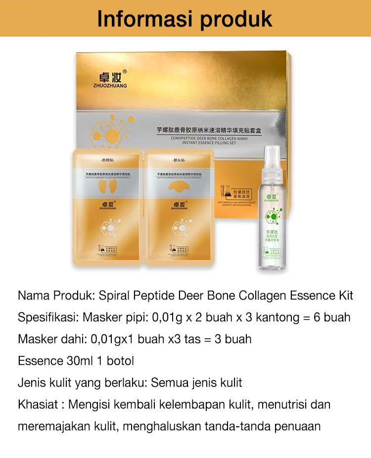 Cono Peptide Deer Bone Collagen Nano Essence Set Cono Peptide Deer Bone Collagen Nano Essence Set