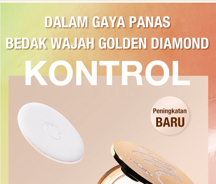 INS Dalam Gaya Panas-Bedak Wajah Golden Diamond-Concealer, Pengontrol ...