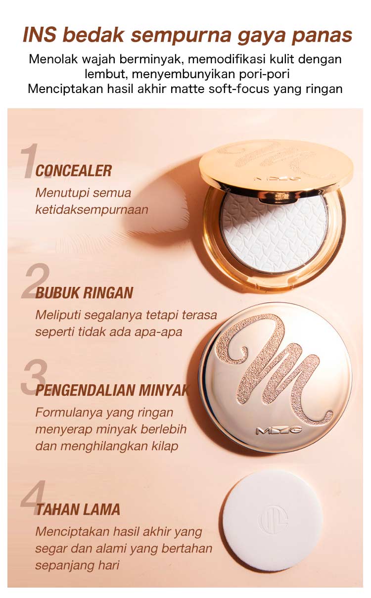 INS Dalam Gaya Panas-Bedak Wajah Golden Diamond-Concealer, Pengontrol ...